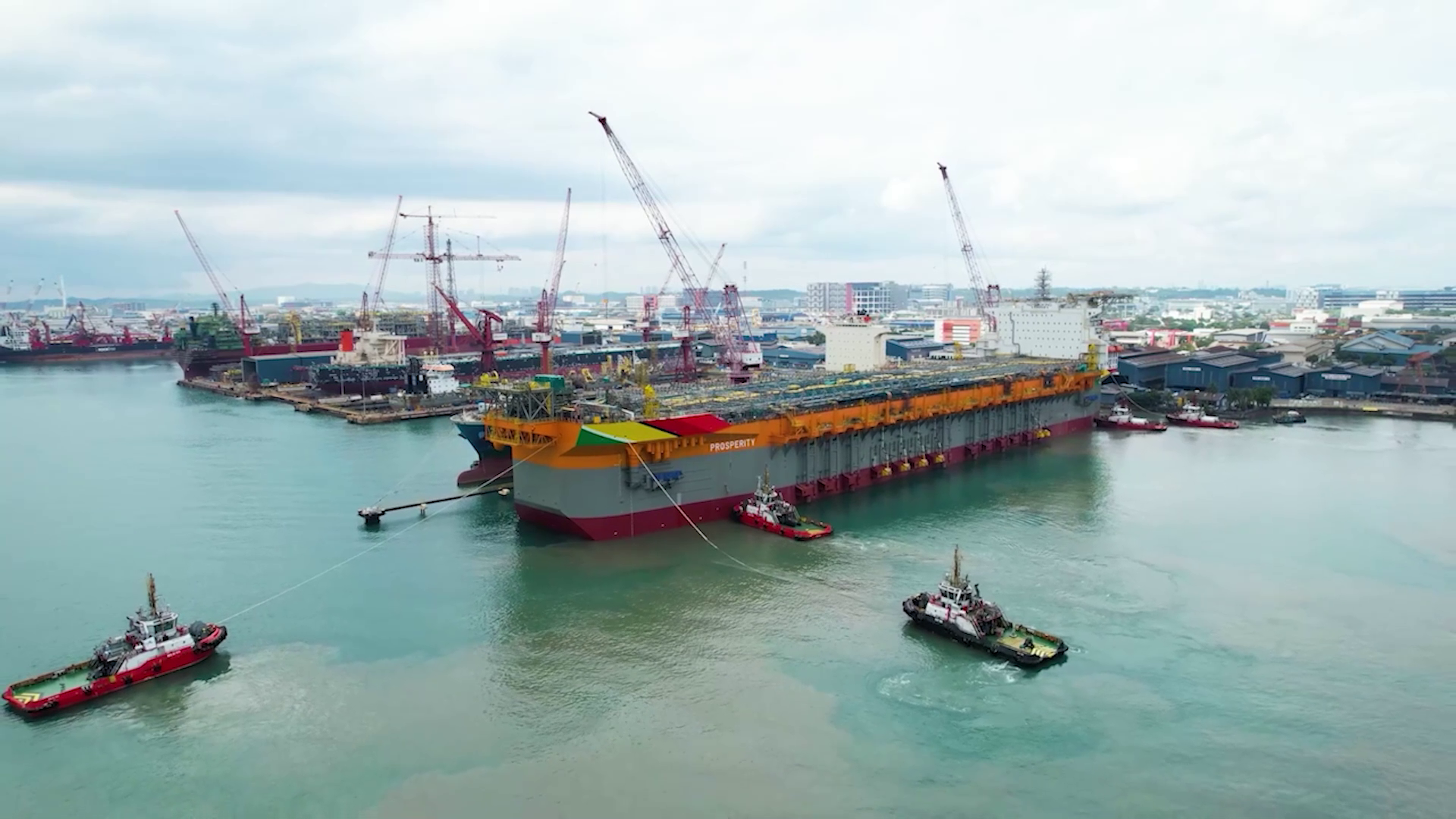 WATCH NOW: Prosperity FPSO leaves Dry Dock to move on to integration ...