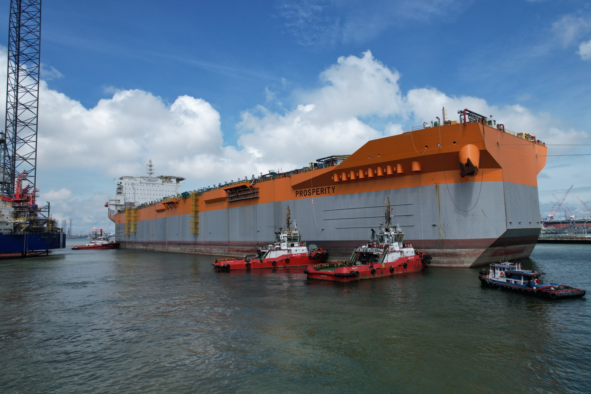 Prosperity FPSO enters drydock in Singapore - SBM Offshore